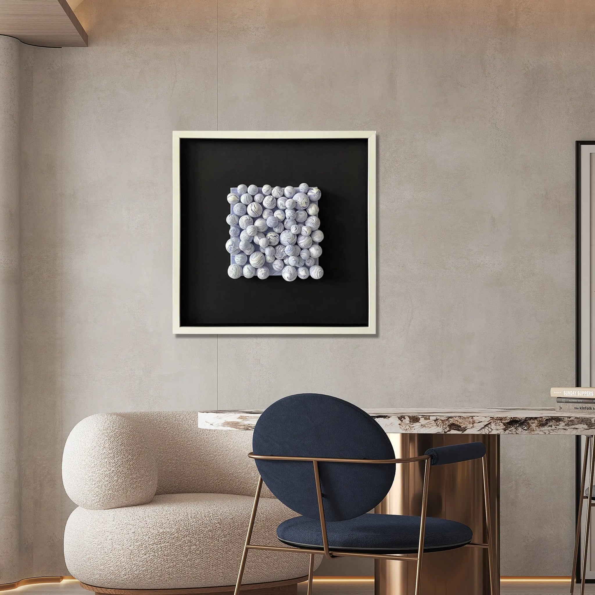 Purple Haze Bubble Cluster | 3D Wall Art | Interior Moderna