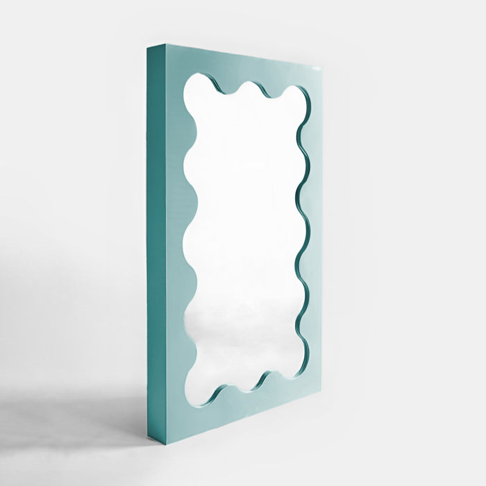 Wave Frame Mirror | Stylish Wavy Floor Mirror | Interior Moderna