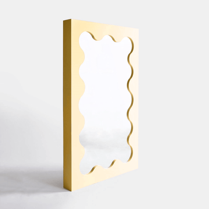 Wave Frame Mirror | Stylish Wavy Floor Mirror | Interior Moderna