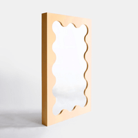 Wave Frame Mirror | Stylish Wavy Floor Mirror | Interior Moderna