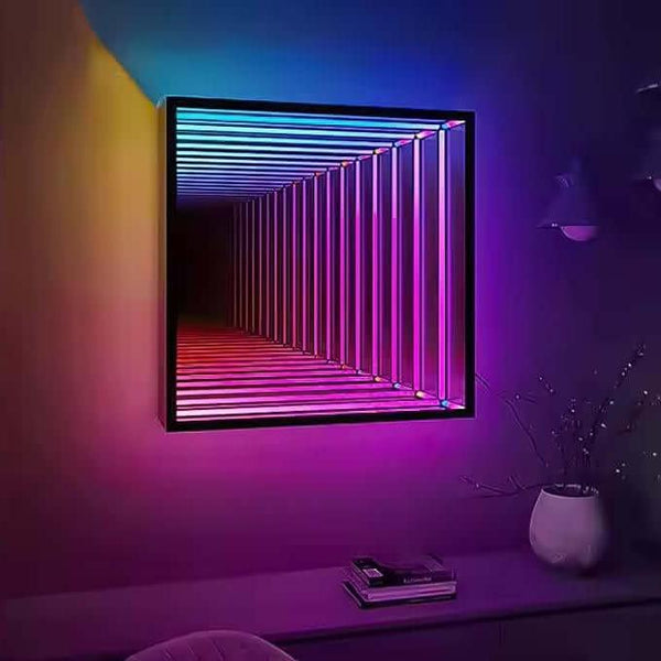 Square Infinity Mirror | Refined Design | Interior Moderna