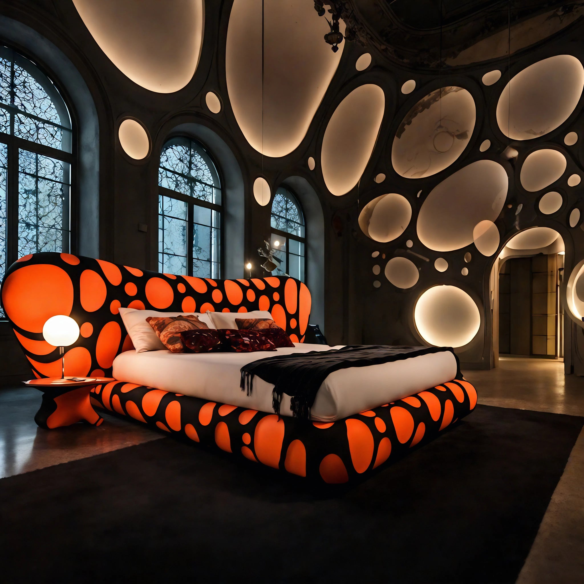 Cosmo Bed | Sculptural Platform Bed | Interior Moderna