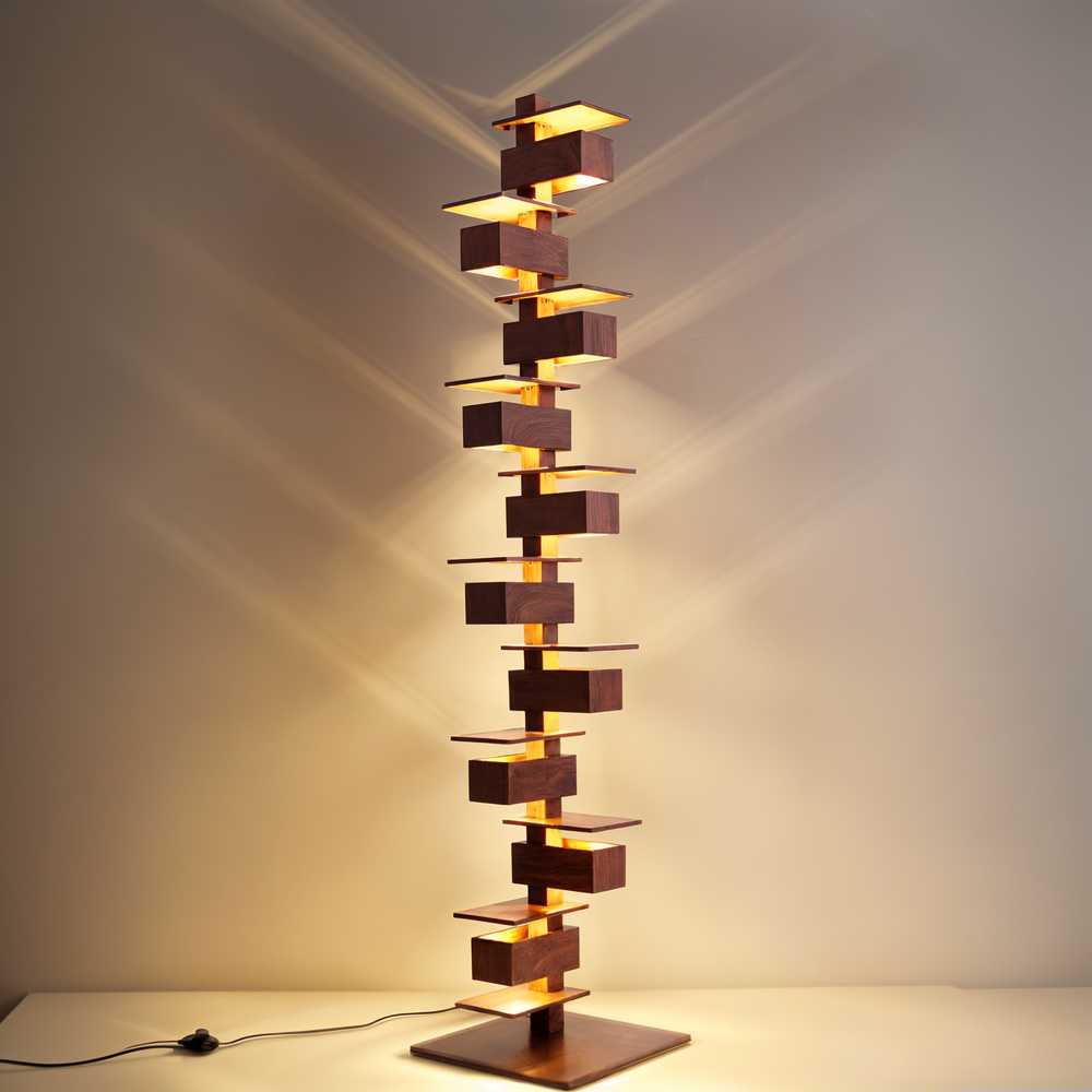 Jenga Lamp