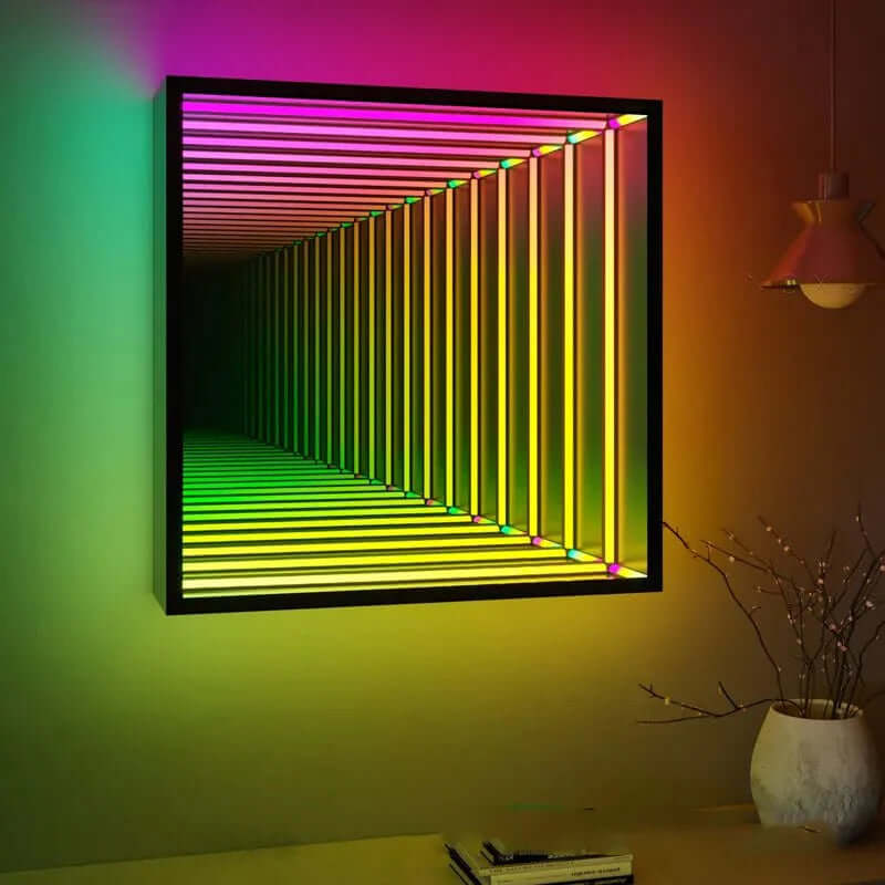 Square Infinity Mirror | Refined Design | Interior Moderna